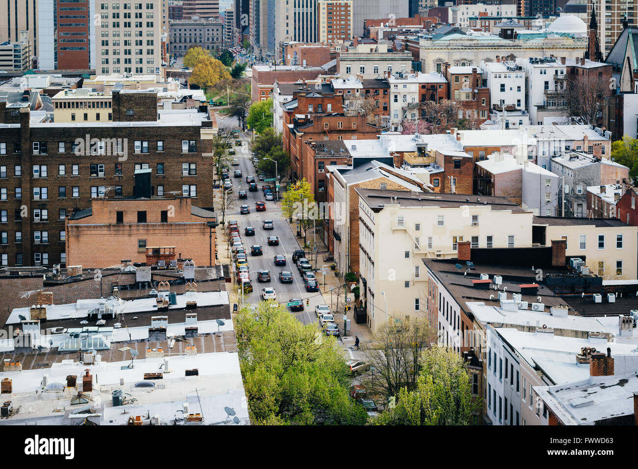 Baltimore city streets hi-res stock photography and images - Alamy
