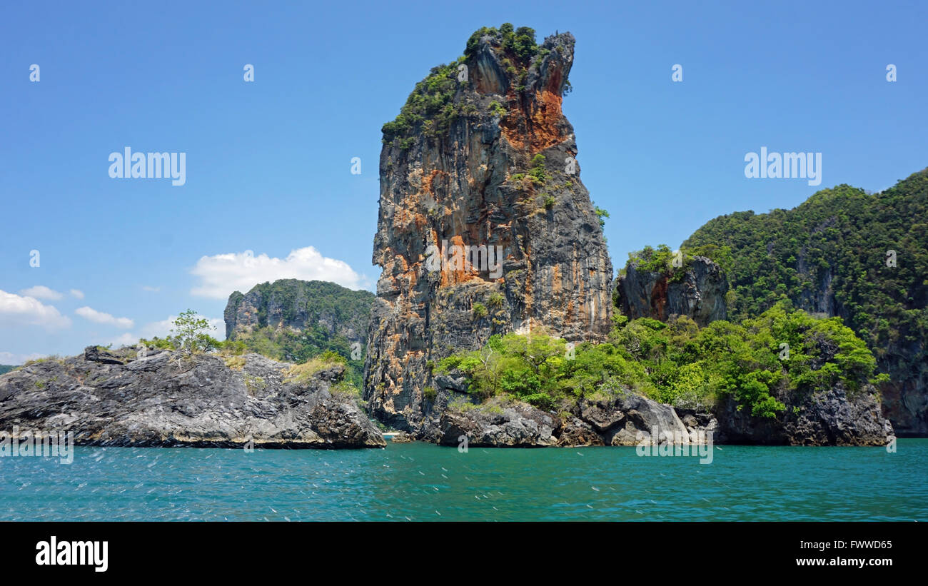 amazing nature paradise railey island in thailand Stock Photo - Alamy