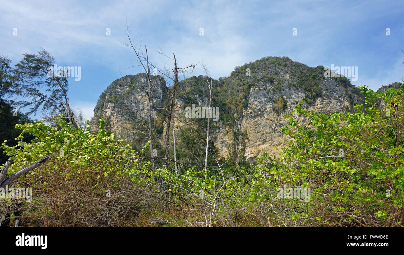 limestone rocks on thai island poda Stock Photo - Alamy