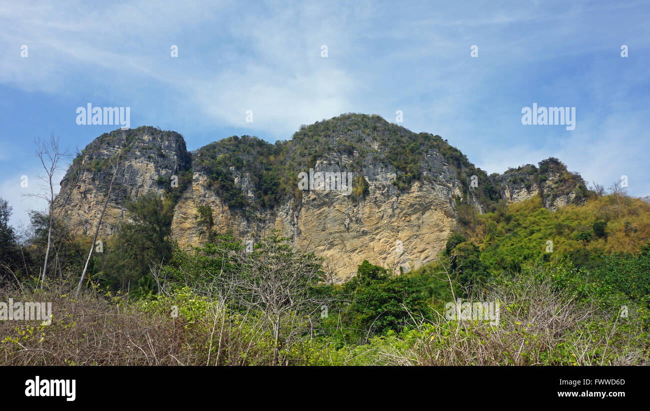 limestone rocks on thai island poda Stock Photo - Alamy