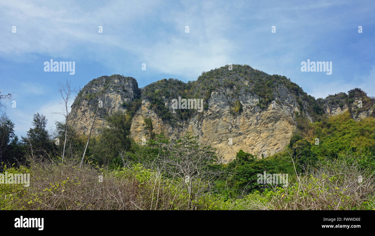 limestone rocks on thai island poda Stock Photo - Alamy