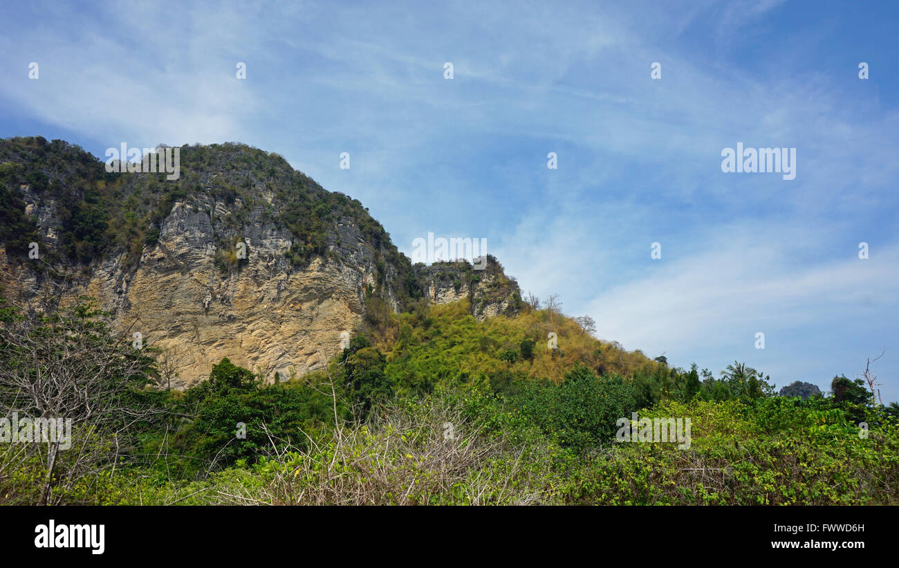 limestone rocks on thai island poda Stock Photo - Alamy