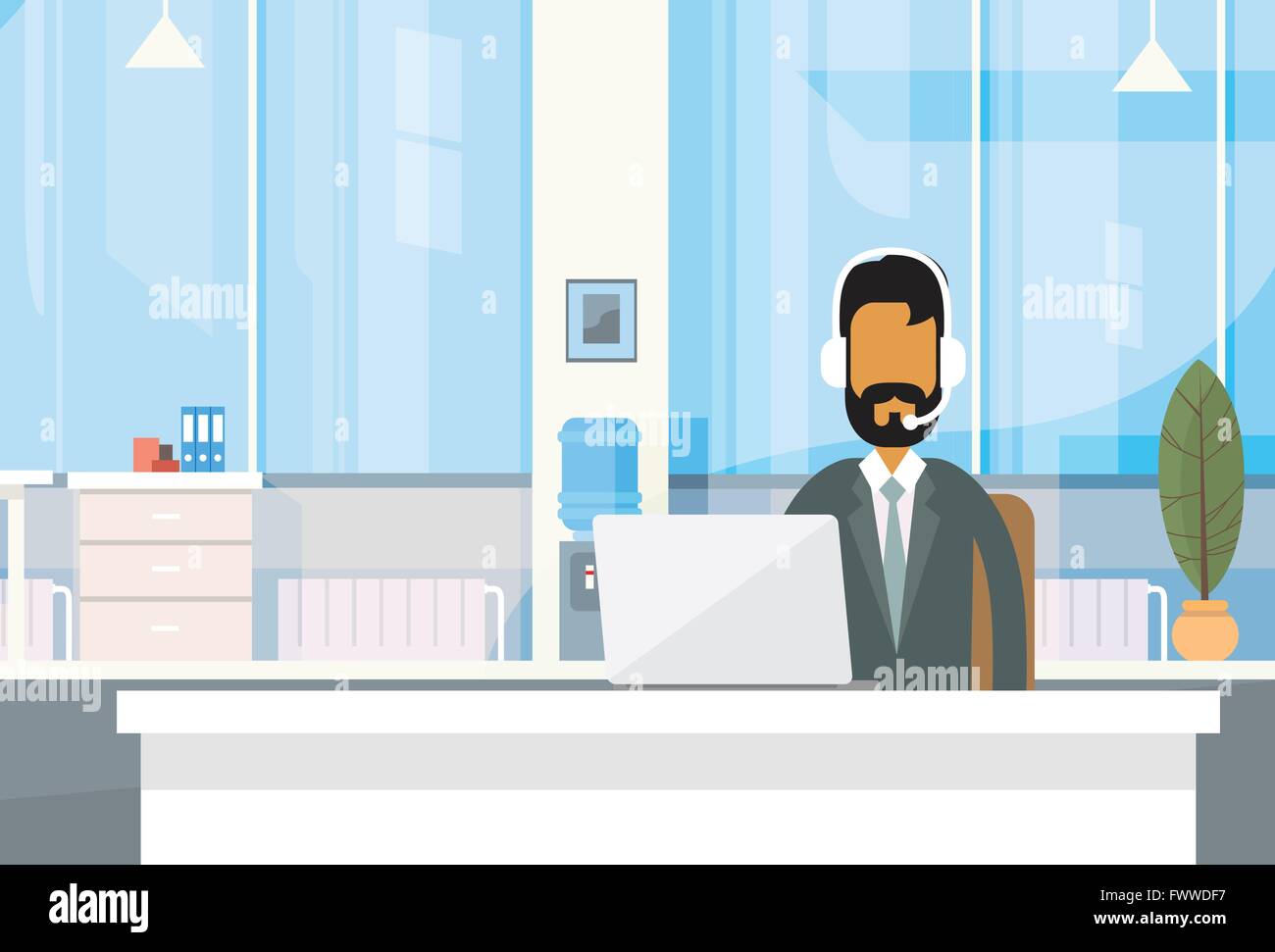 Help desk, india Stock Vector Images - Alamy