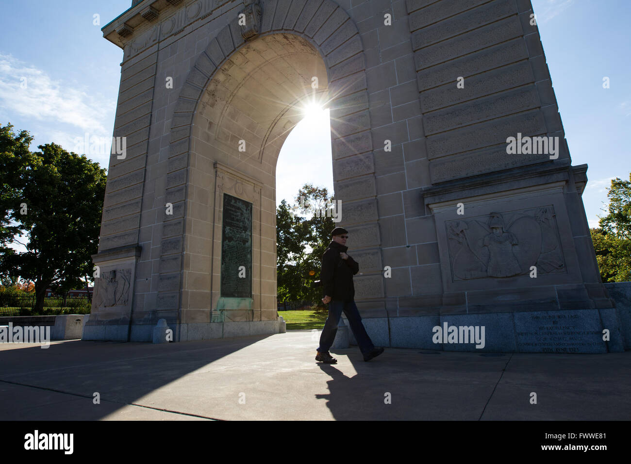 The arch at RMC in Kingston, Ont., on Oct. 11, 2014 Stock Photo - Alamy