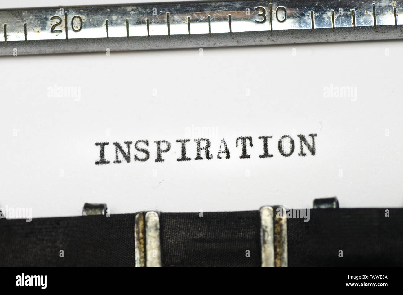 The Word Inspiration In Cursive