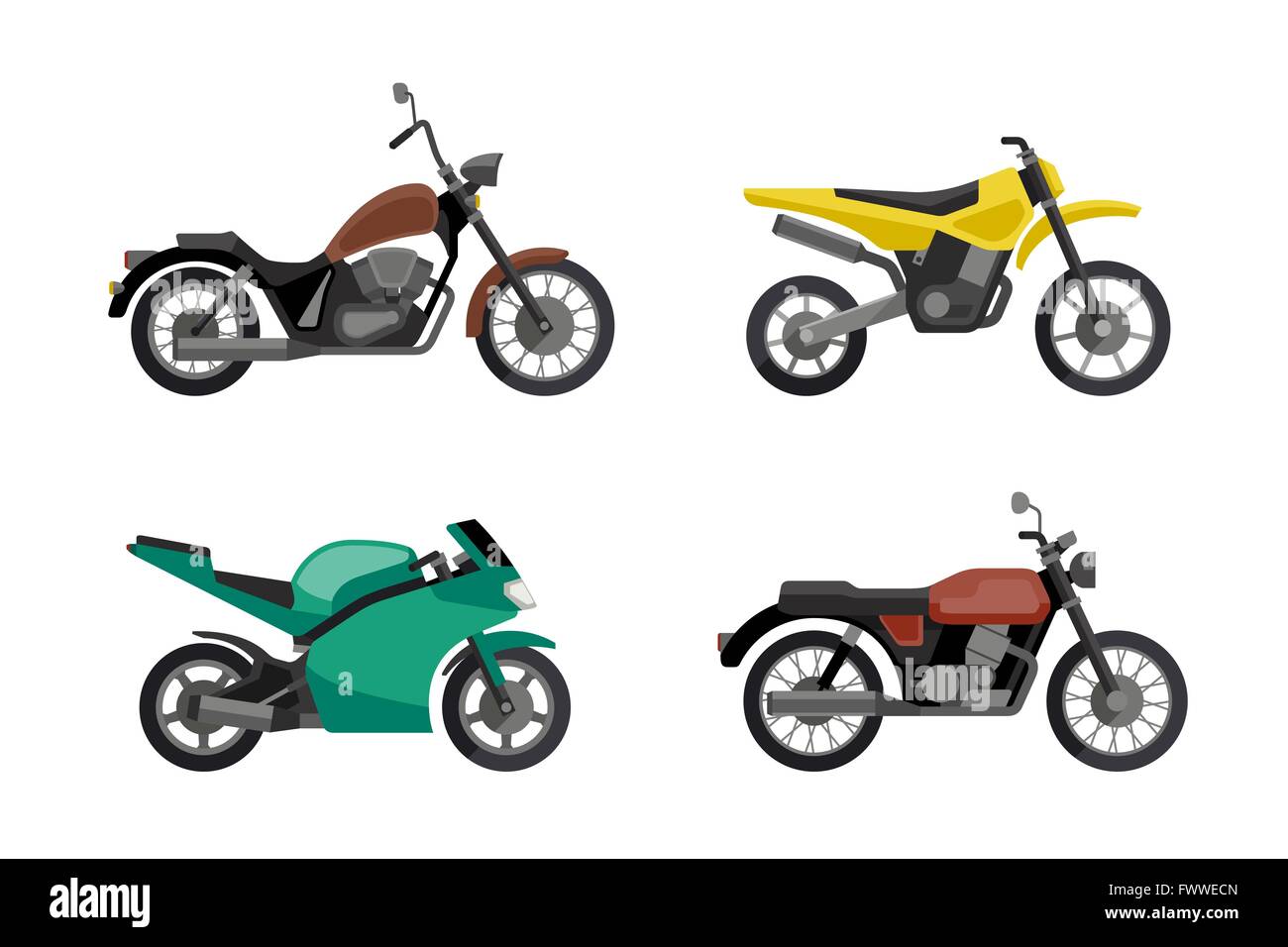 Riding motorcycle off road Cut Out Stock Images & Pictures - Alamy