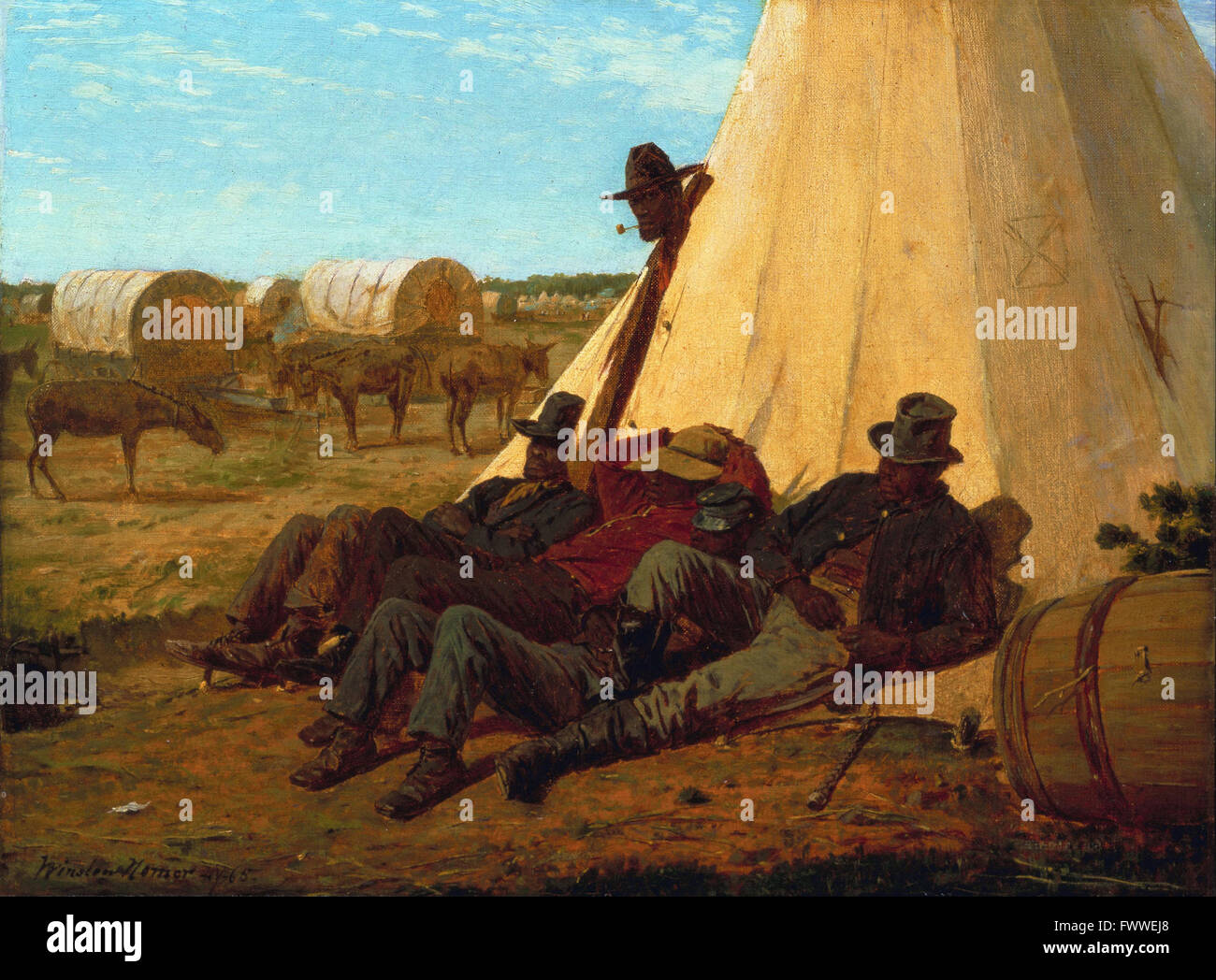 Winslow Homer - The Bright Side - de Young Museum Stock Photo - Alamy