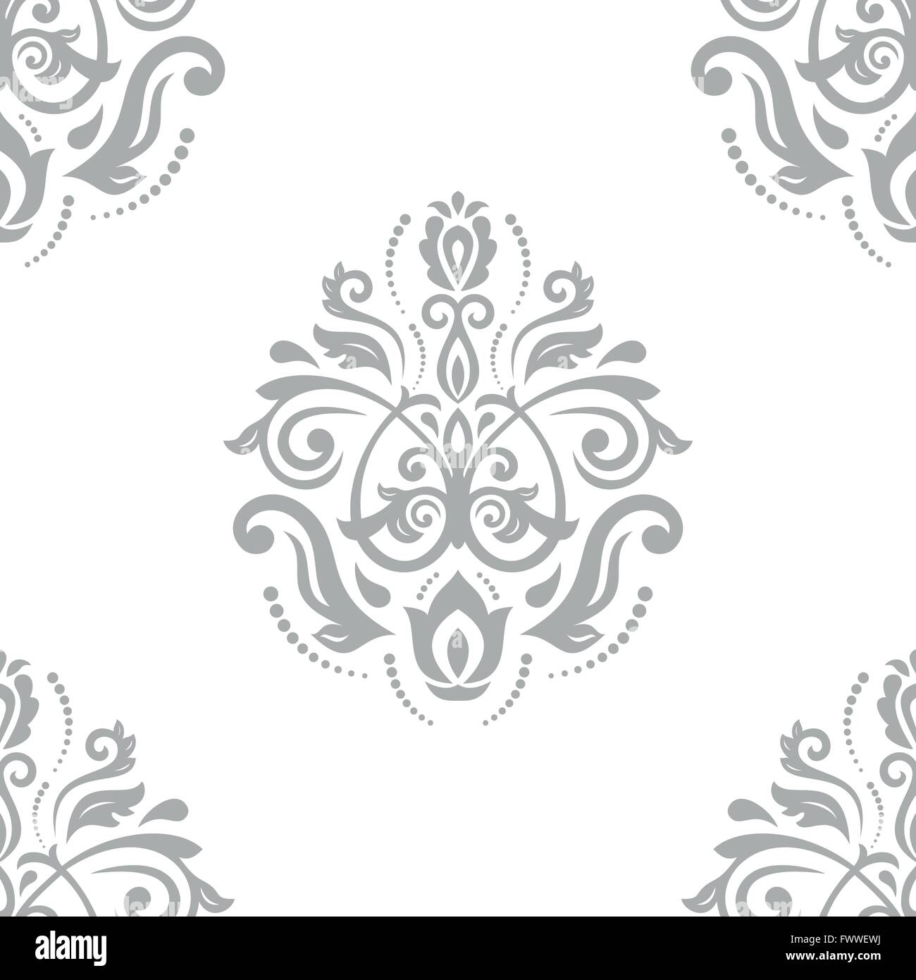 Seamless Vector Wallpaper in the Style of Baroque Stock Vector Image & Art - Alamy