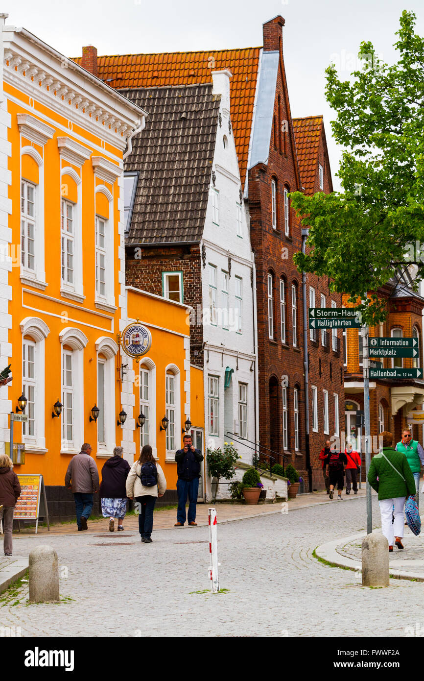 Old town of Husum Stock Photo - Alamy