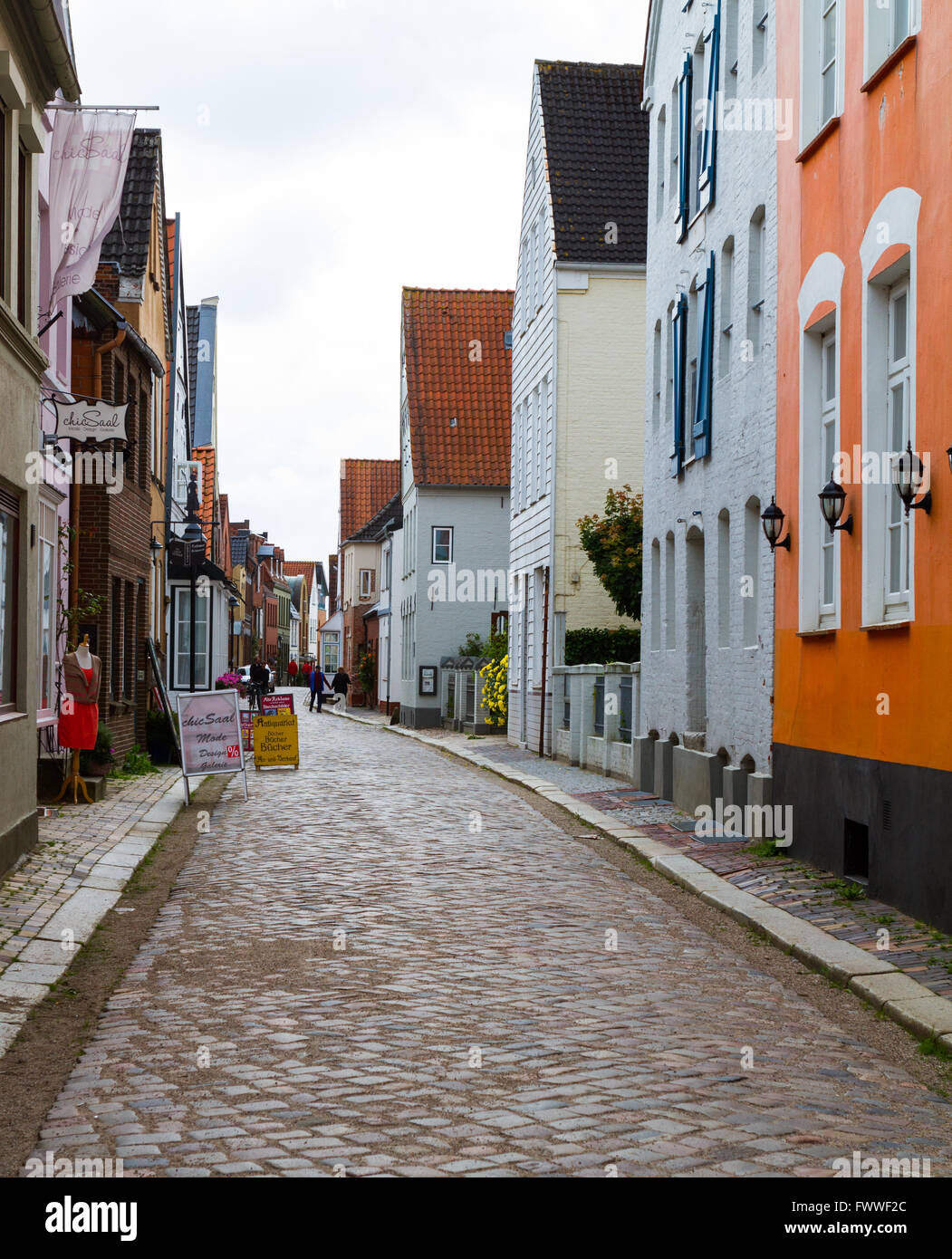 Old town of Husum Stock Photo - Alamy