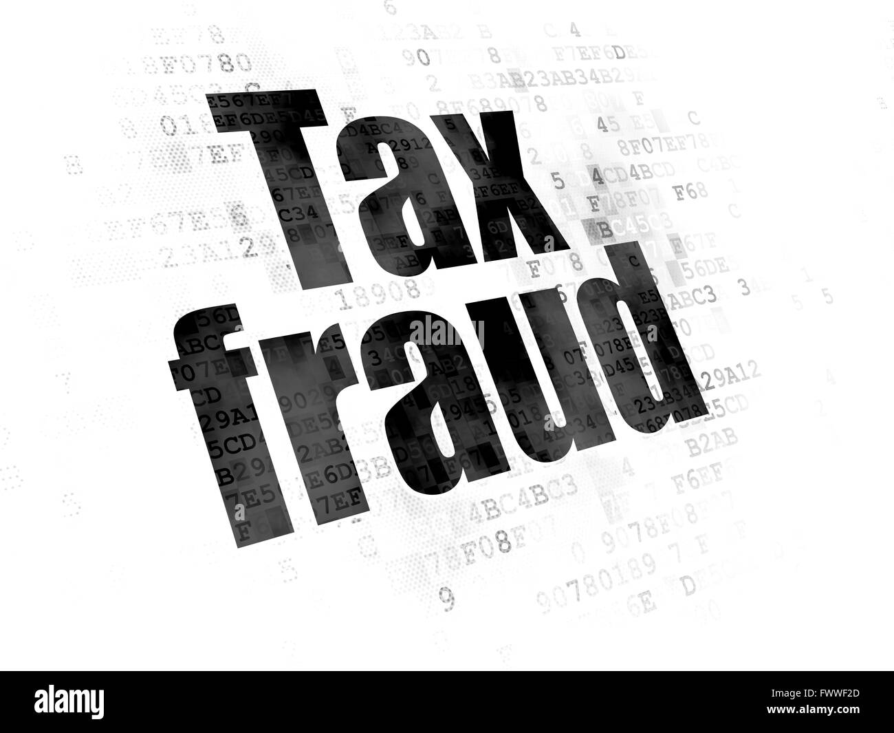Law concept: Tax Fraud on Digital background Stock Photo - Alamy