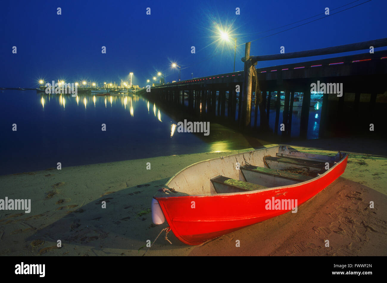 Boat on the Beach, Provincetown, Cape Cod, Massachusetts, U.SA Stock ...