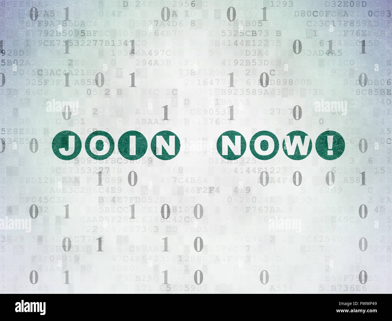 Social network concept: Join now! on Digital Paper background Stock ...