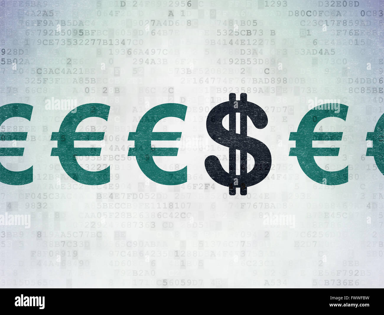 Money concept: dollar icon on Digital Paper background Stock Photo - Alamy