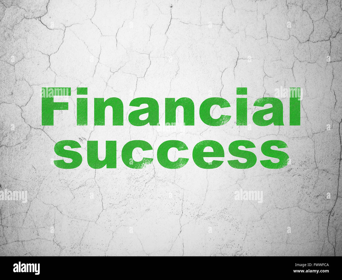 Money concept: Financial Success on wall background Stock Photo - Alamy