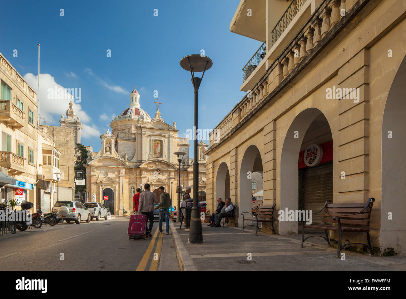 A street in Rabat, Malta Stock Photo - Alamy