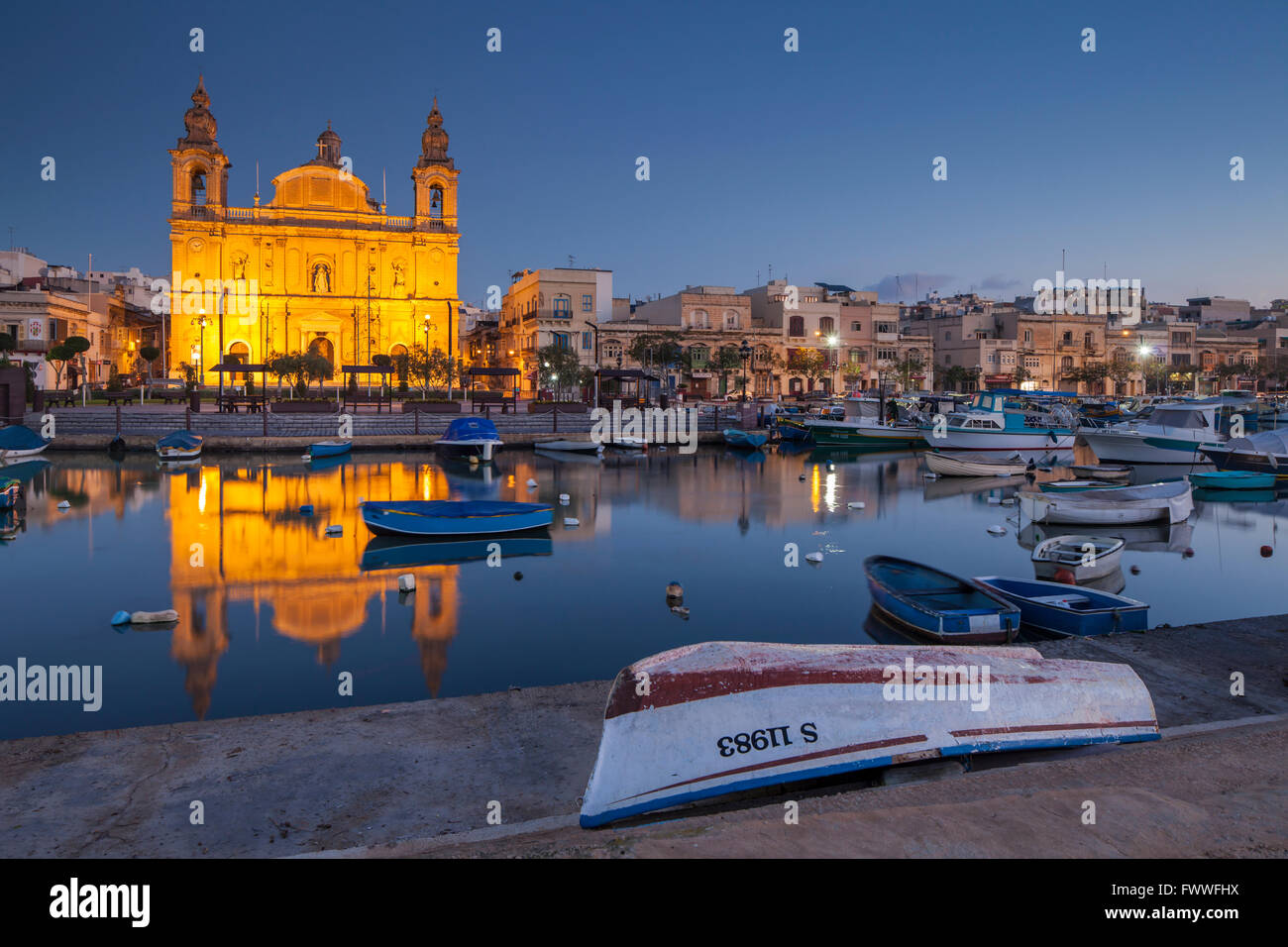 Msida marina malta hi-res stock photography and images - Alamy