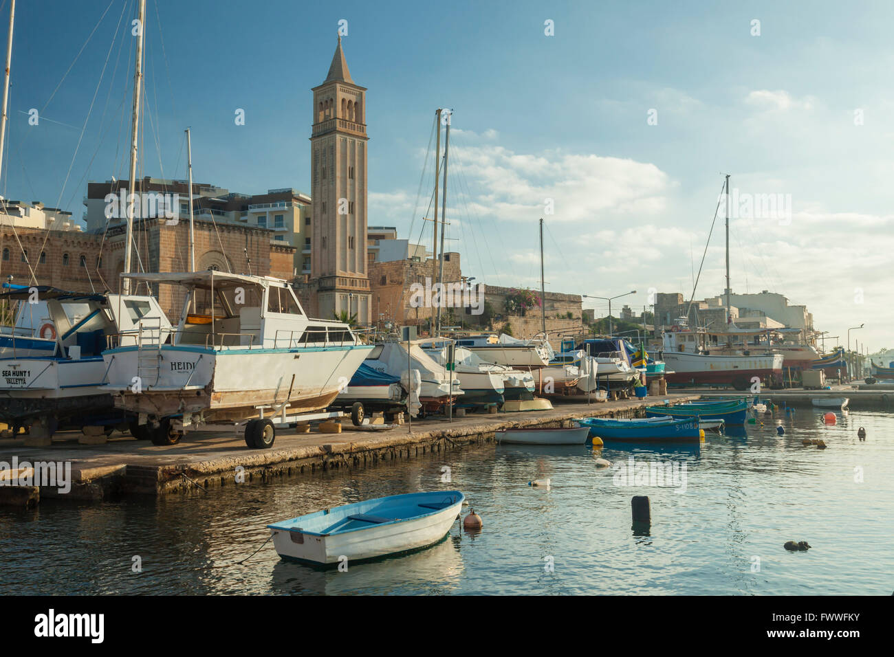 Marsaskala harbour hi-res stock photography and images - Alamy