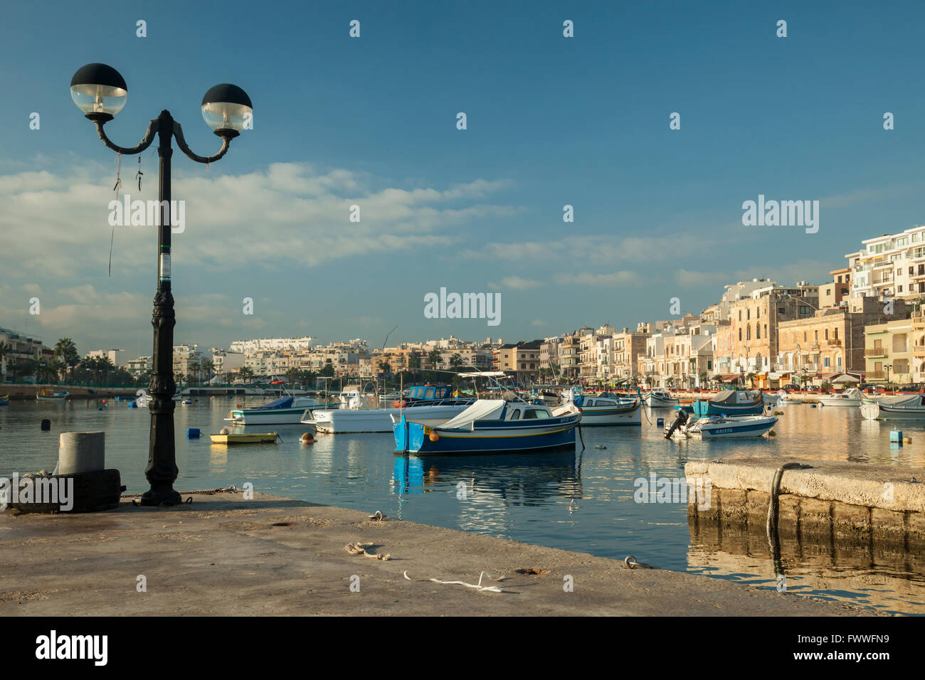 Morning in Marsaskala, Malta Stock Photo - Alamy