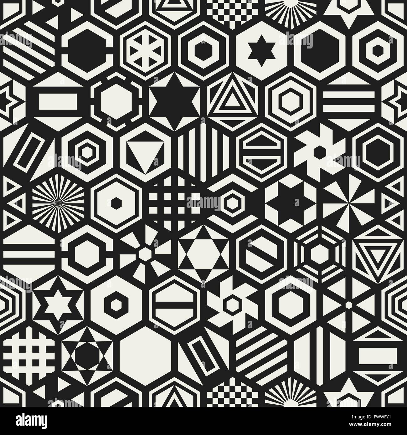 Hexagon seamless pattern Stock Vector Image & Art - Alamy