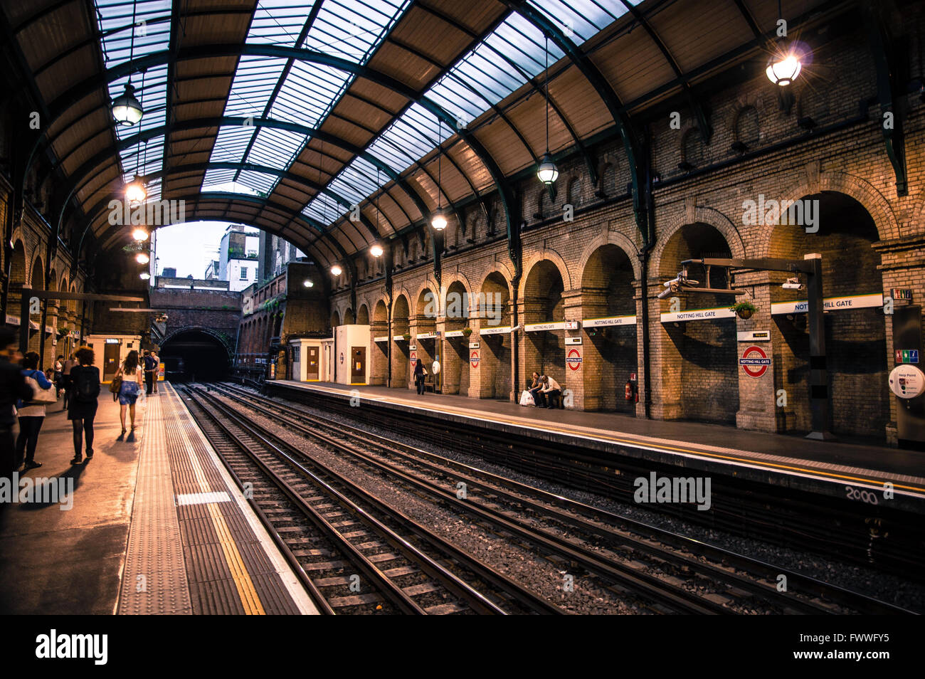 Notting hill gate london station hi-res stock photography and images ...