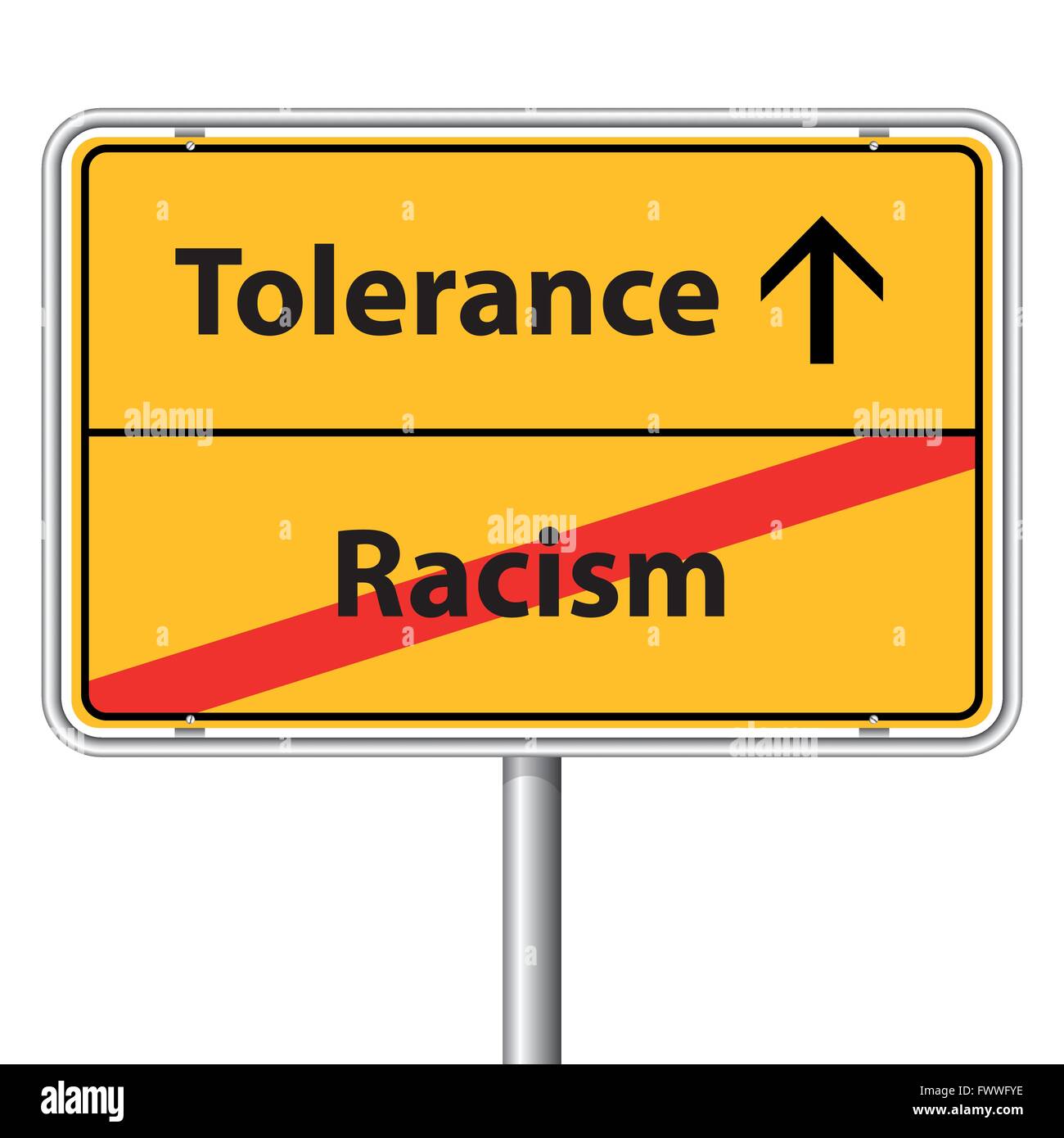 Illustration Vector Graphic Road Sign Tolerance for the creative use in ...