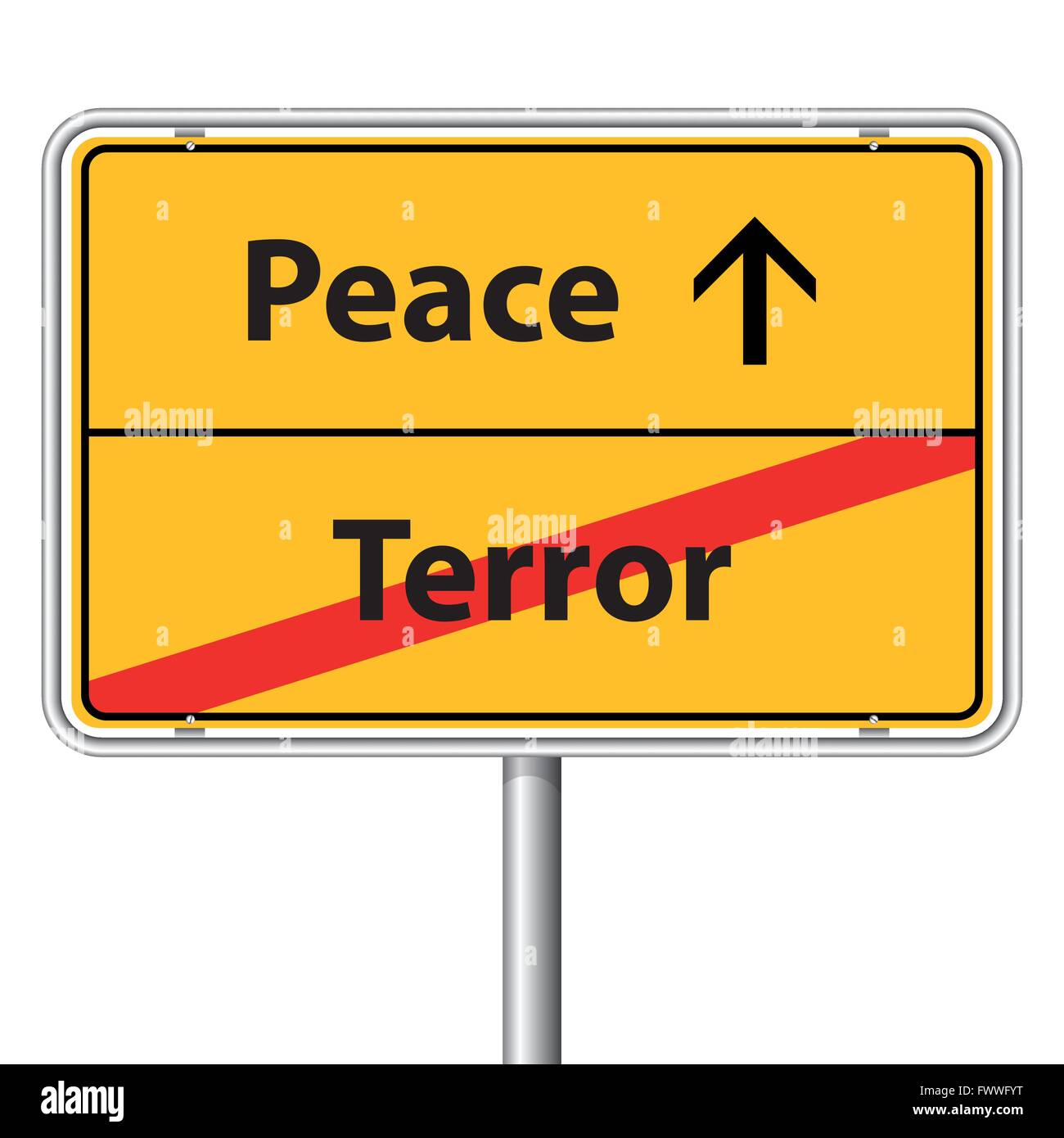 Peace sign vector vectors hi-res stock photography and images - Alamy