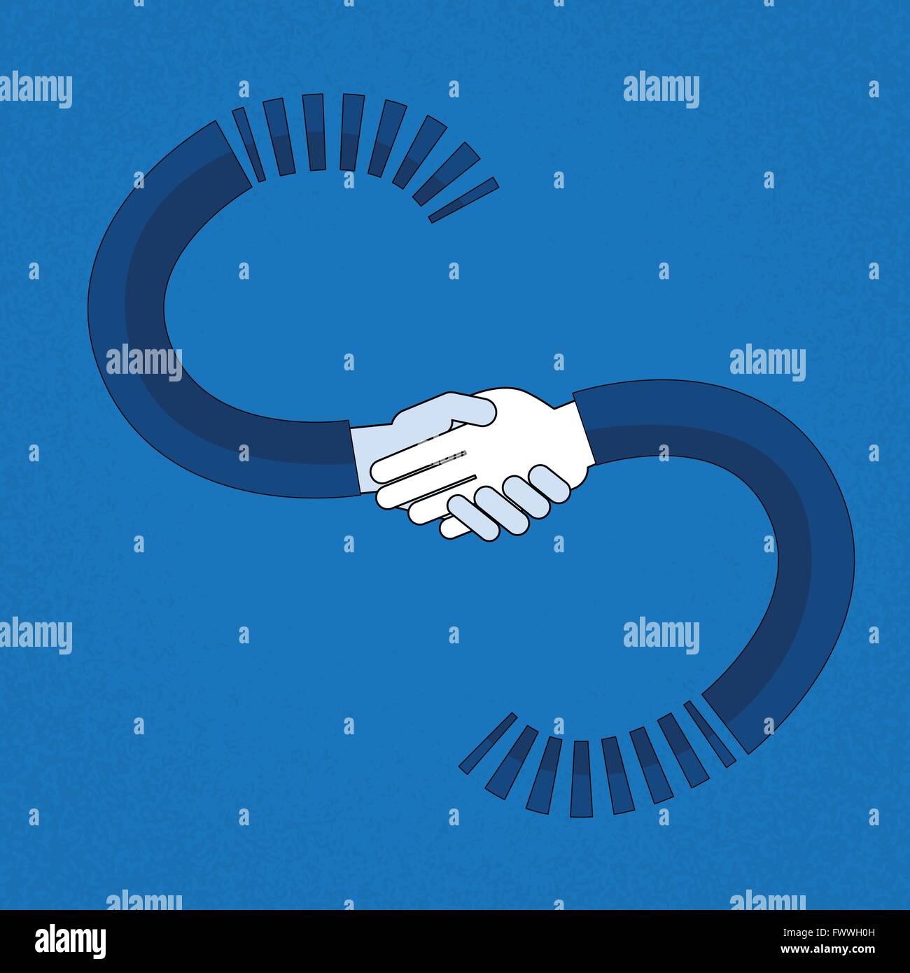 Abstract Handshake Business Man Agreement Concept Businessmen Hand ...