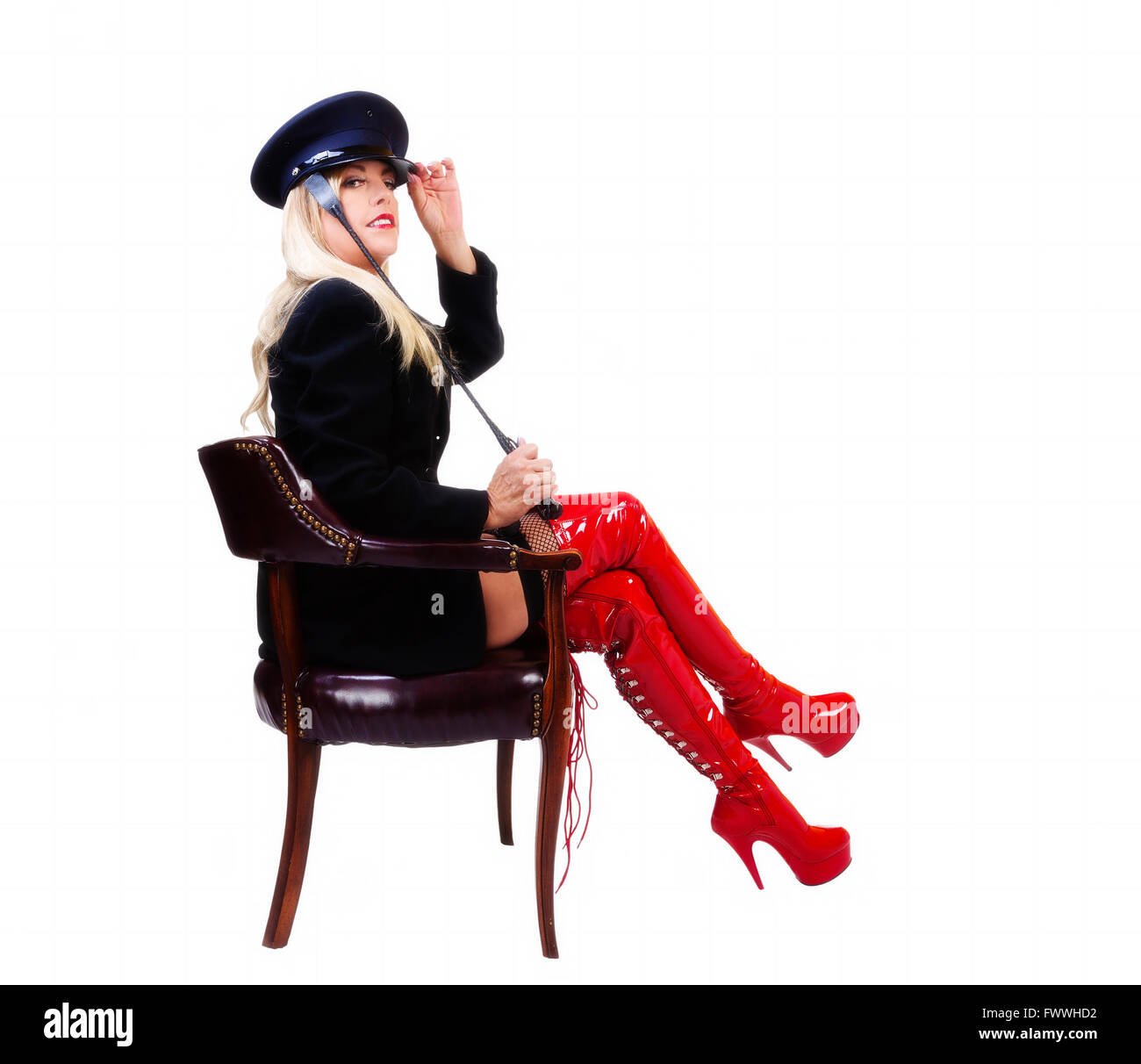 My lady in boots Cut Out Stock Images & Pictures - Alamy