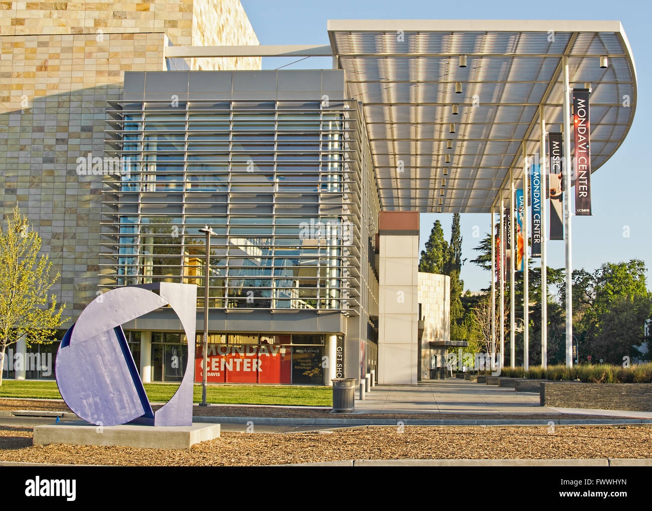 South view of the Robert and Margrit Mondavi Center for the Performing ...