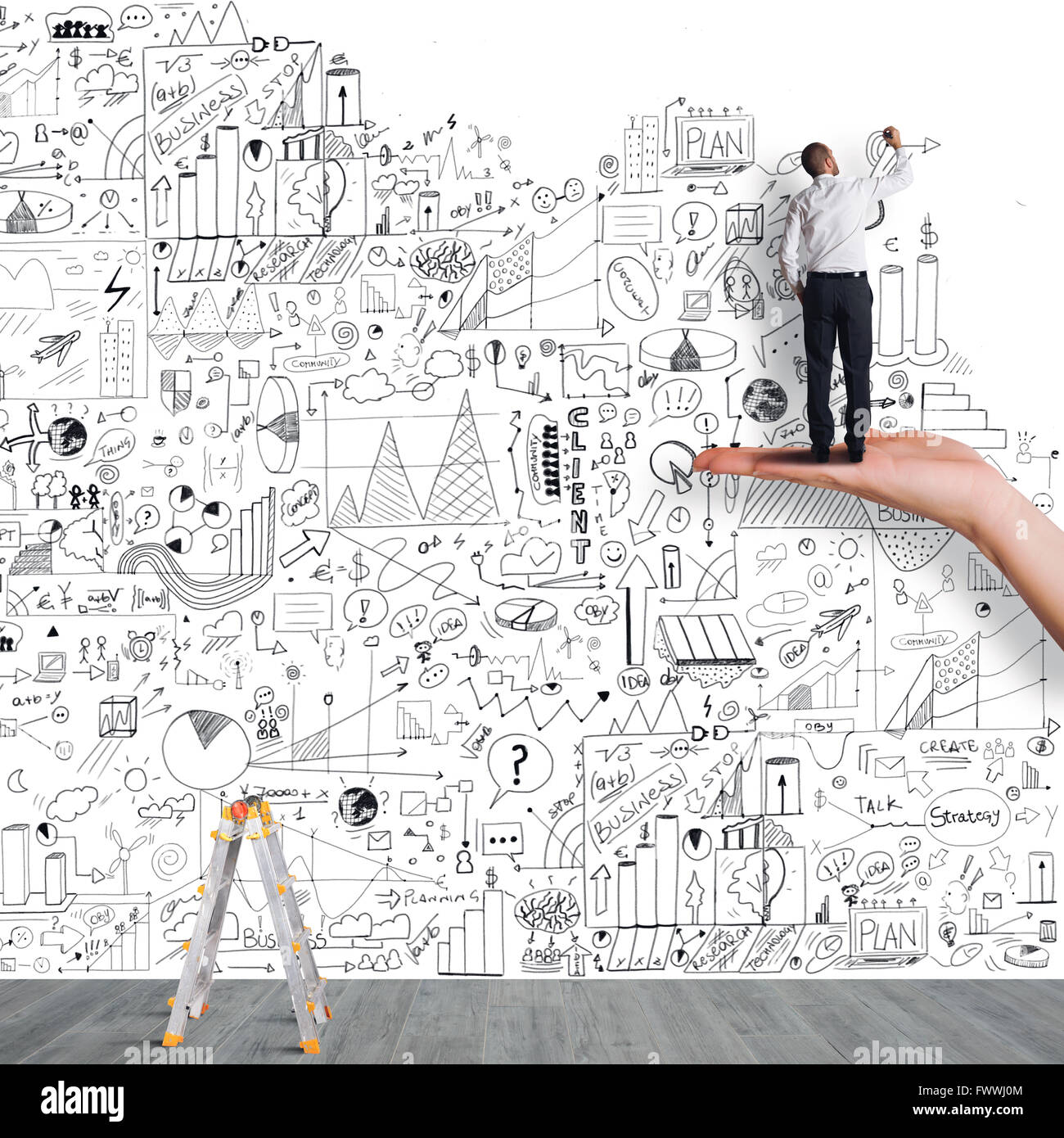 Support on business project Stock Photo - Alamy