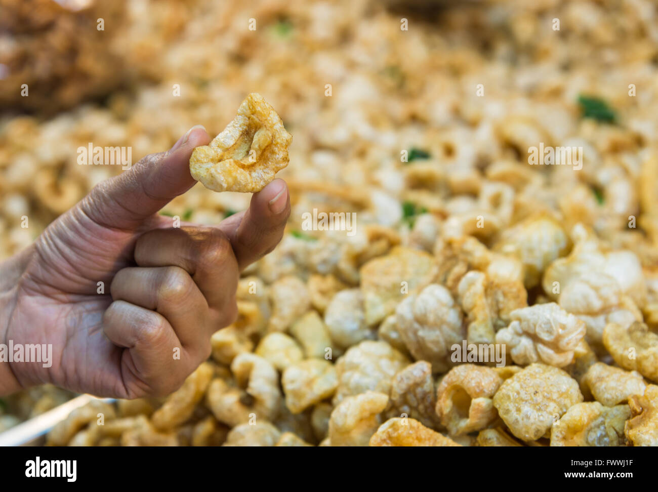 Lots Pork rind with pandan leave snack of northern Thailand for sale 4 ...
