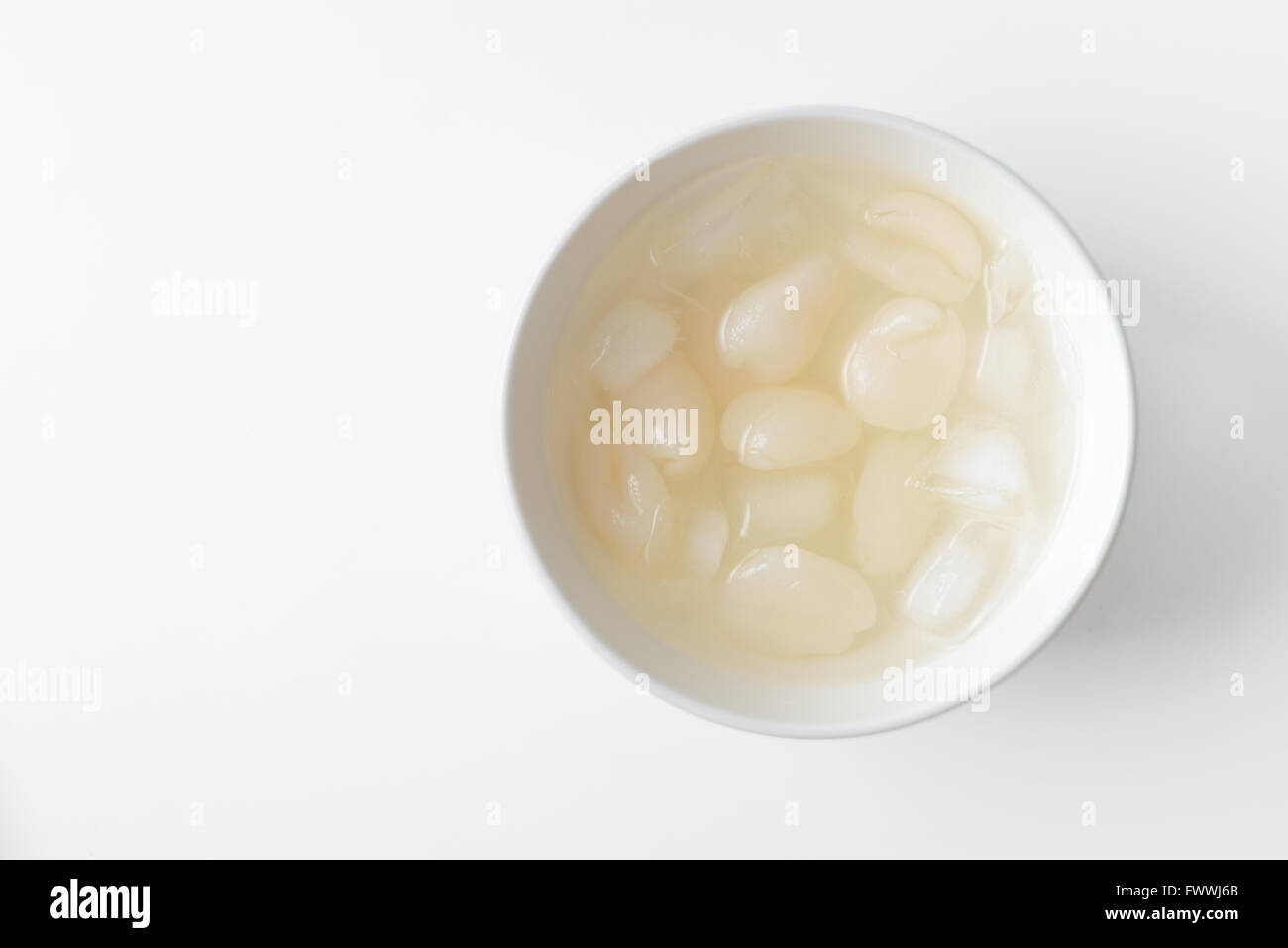 rambutan syrup in cup Stock Photo - Alamy