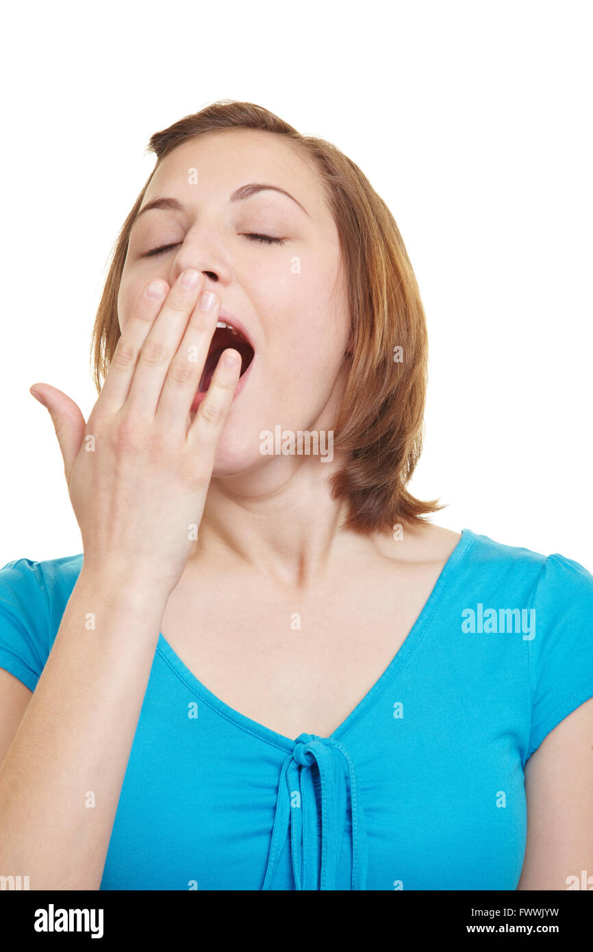 Cover your mouth when you yawn hi-res stock photography and images - Alamy