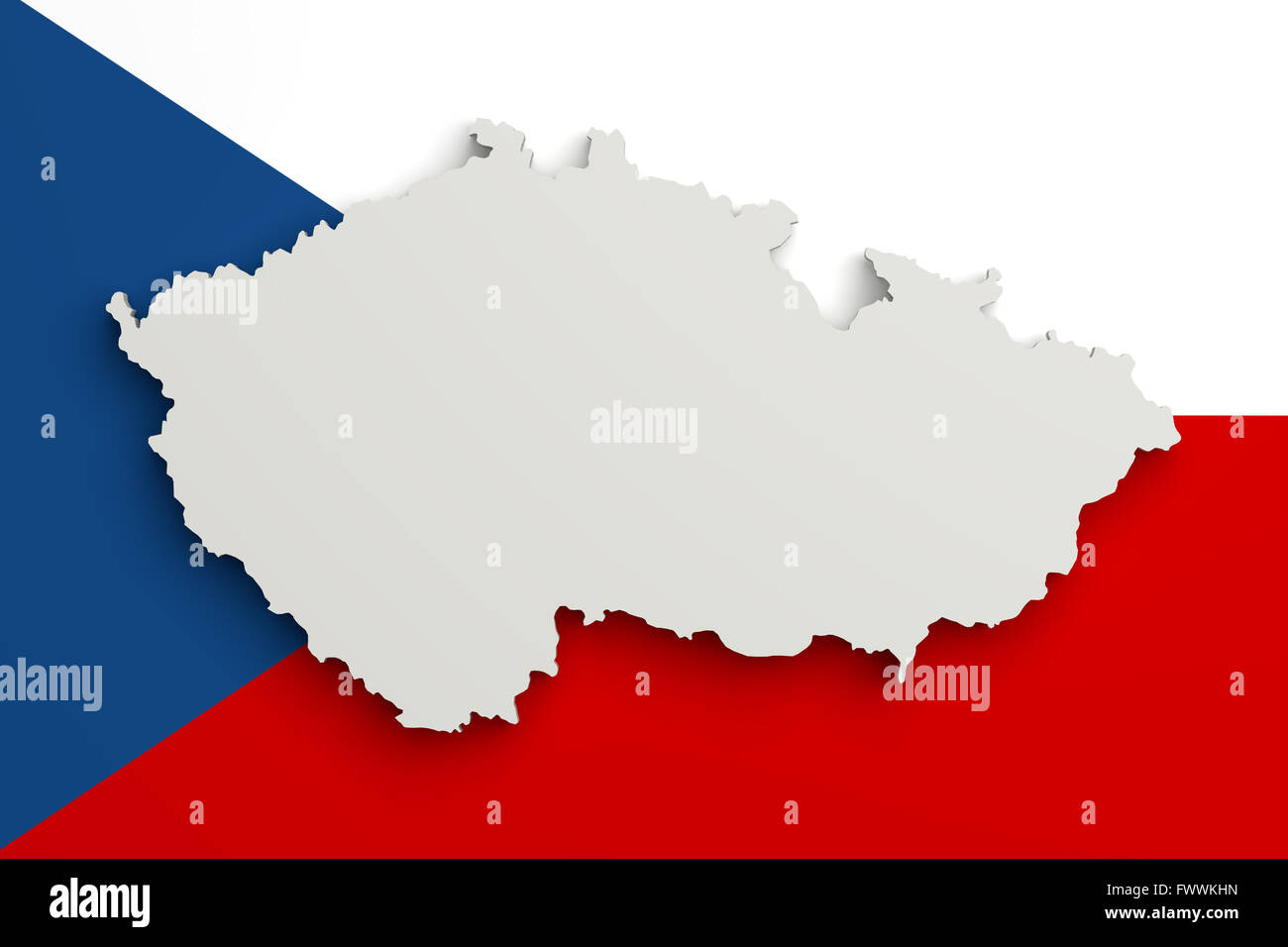 Czech rep flag hi-res stock photography and images - Alamy