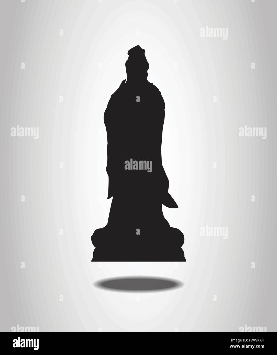 Statue silhouette hi-res stock photography and images - Alamy