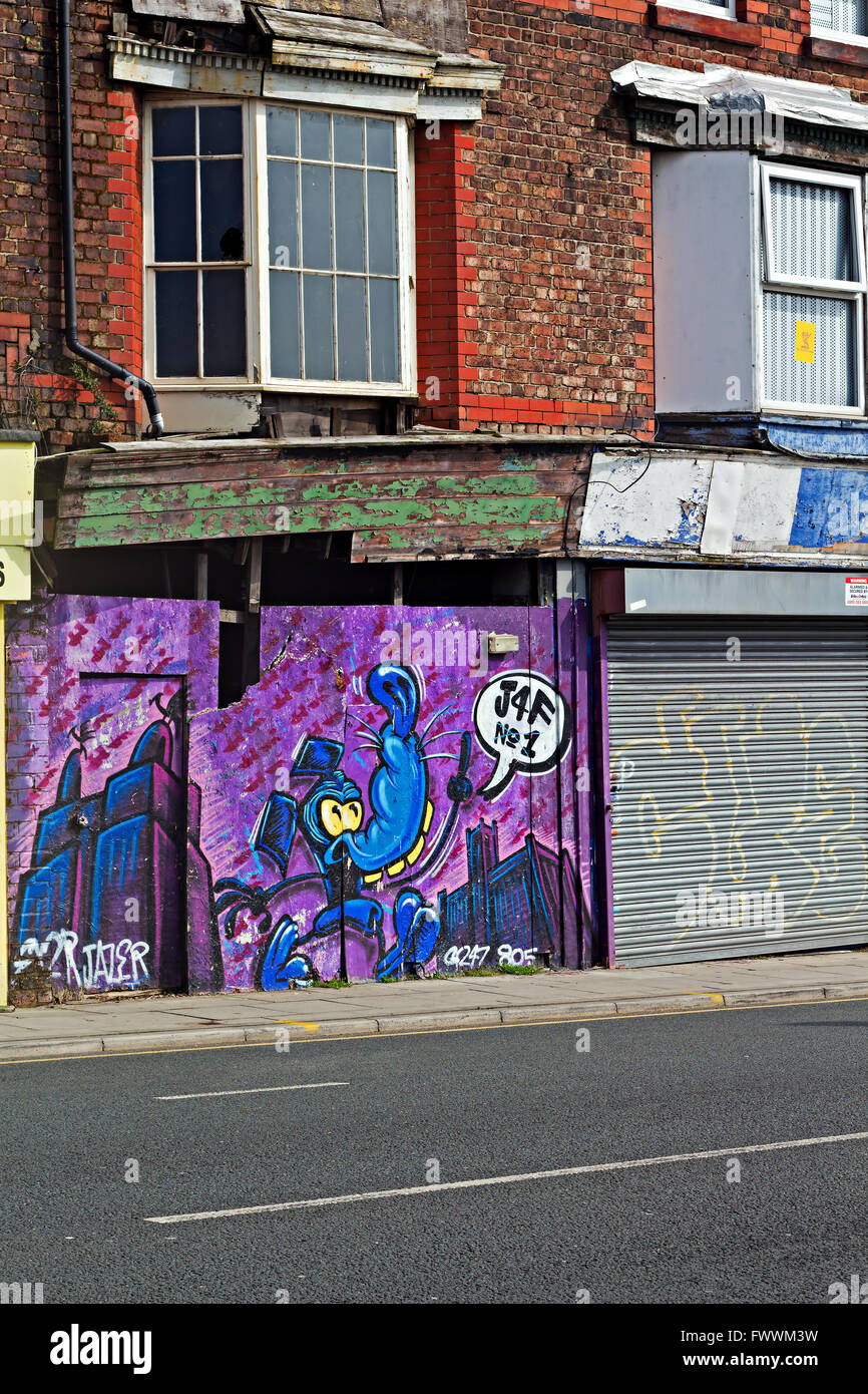 A street of derelict shops being sold by the council for £1 each to be ...