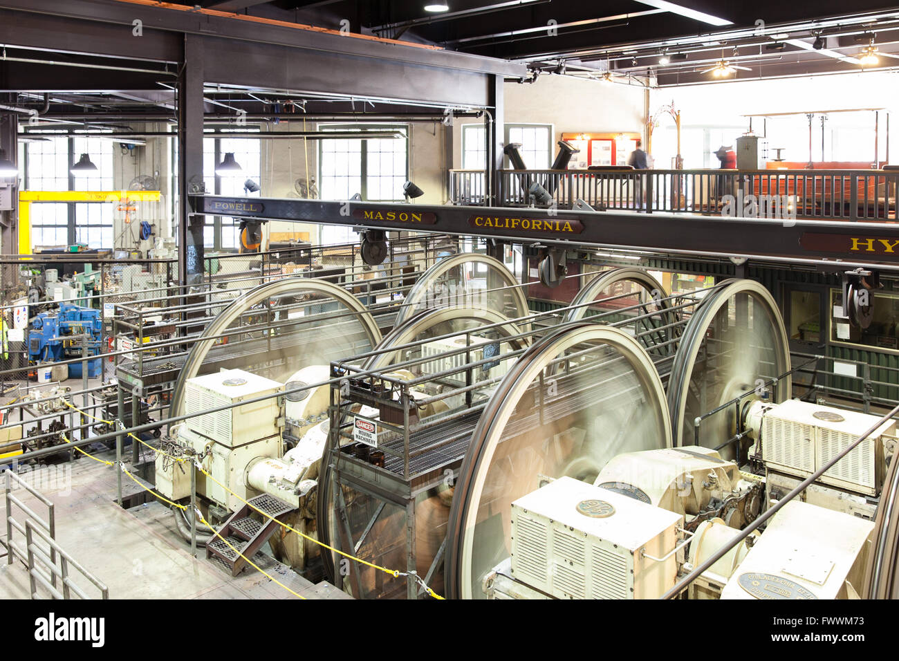 Cable car engine shed hi-res stock photography and images - Alamy