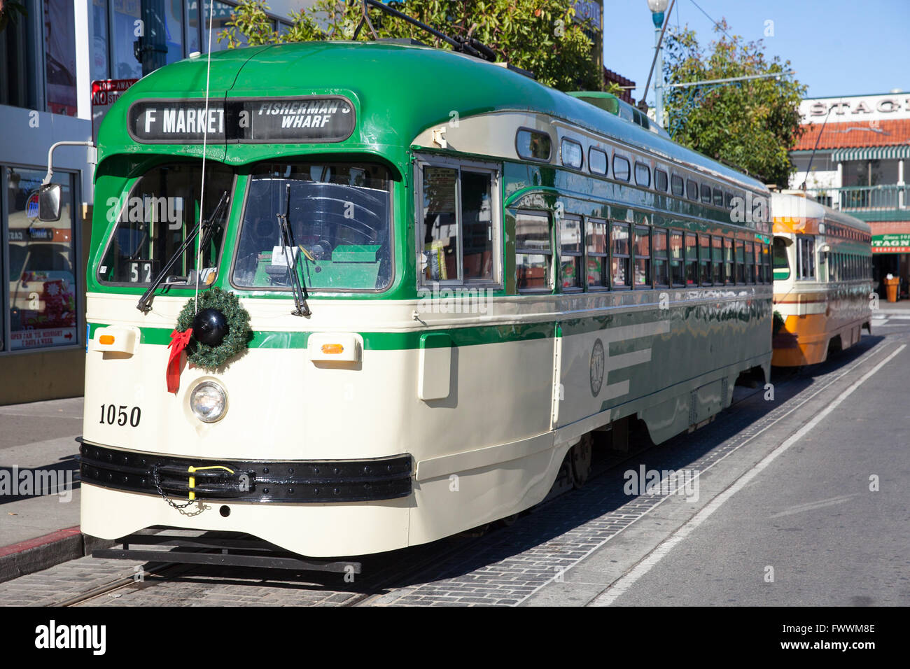 Tram in San Francisco California USA Stock Photo - Alamy