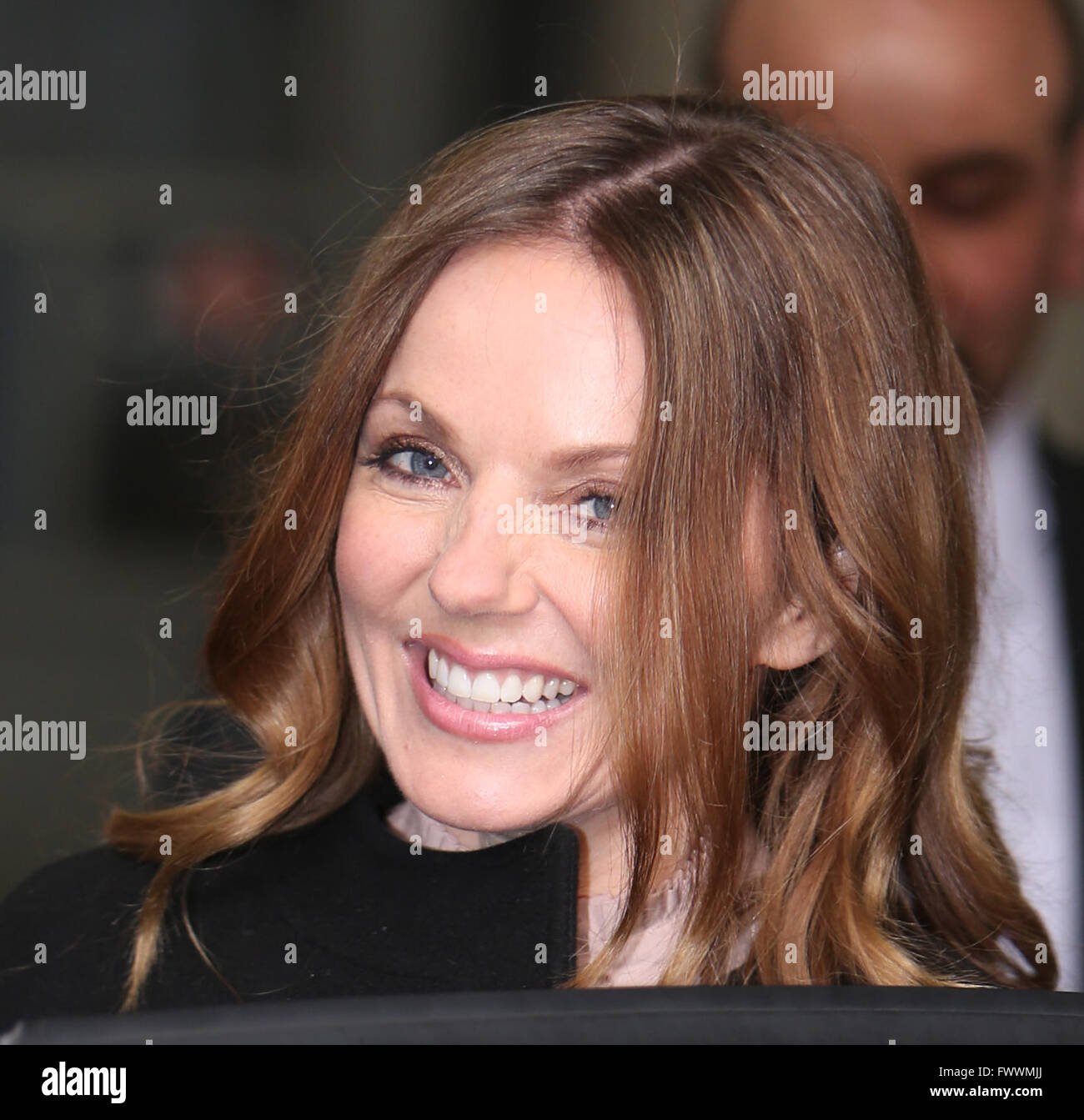 Geri Horner outside ITV Studios Featuring: Geri Horner Where: London ...