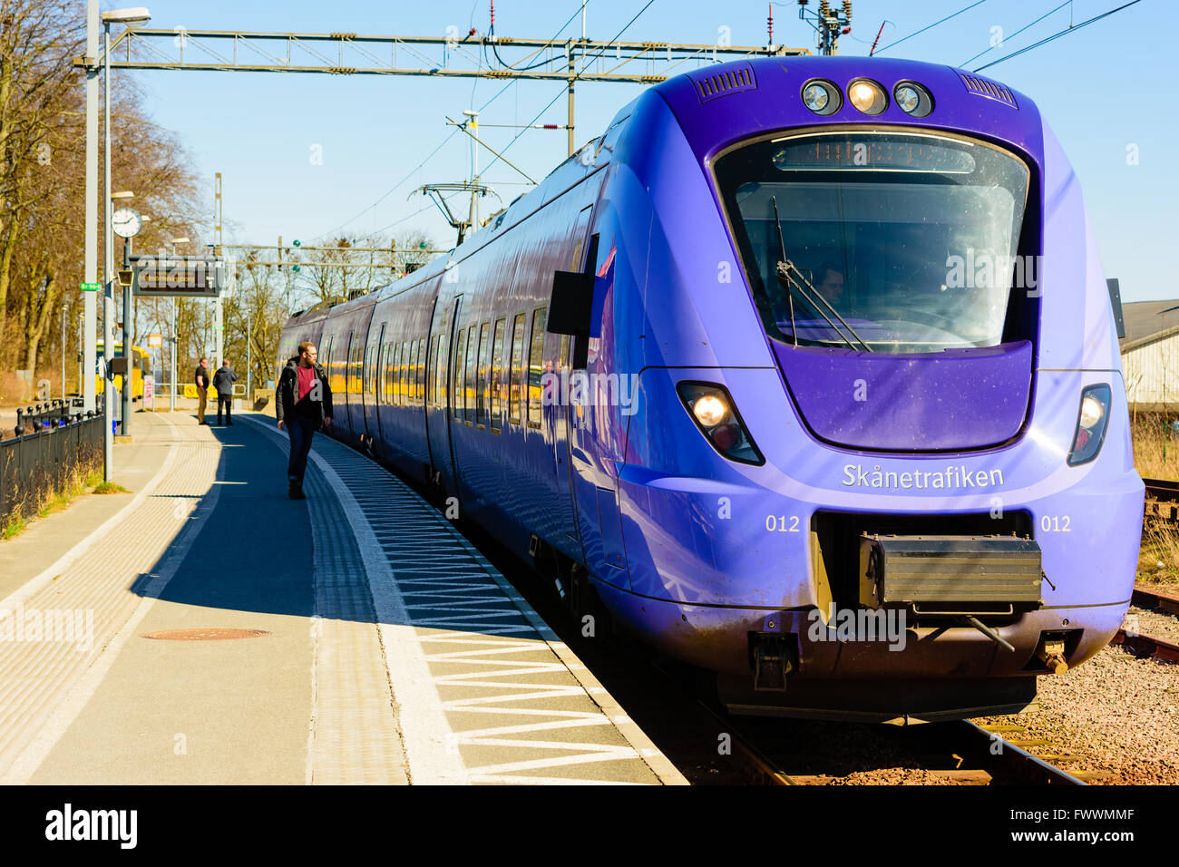 Purple train hi-res stock photography and images - Alamy