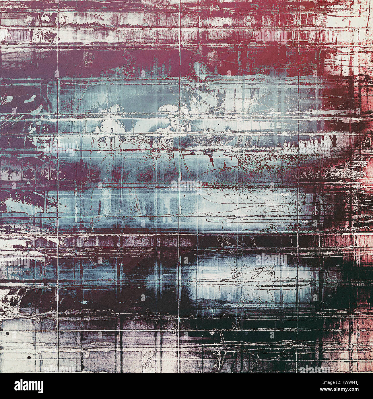 Antique vintage texture, old-fashioned weathered background. With ...