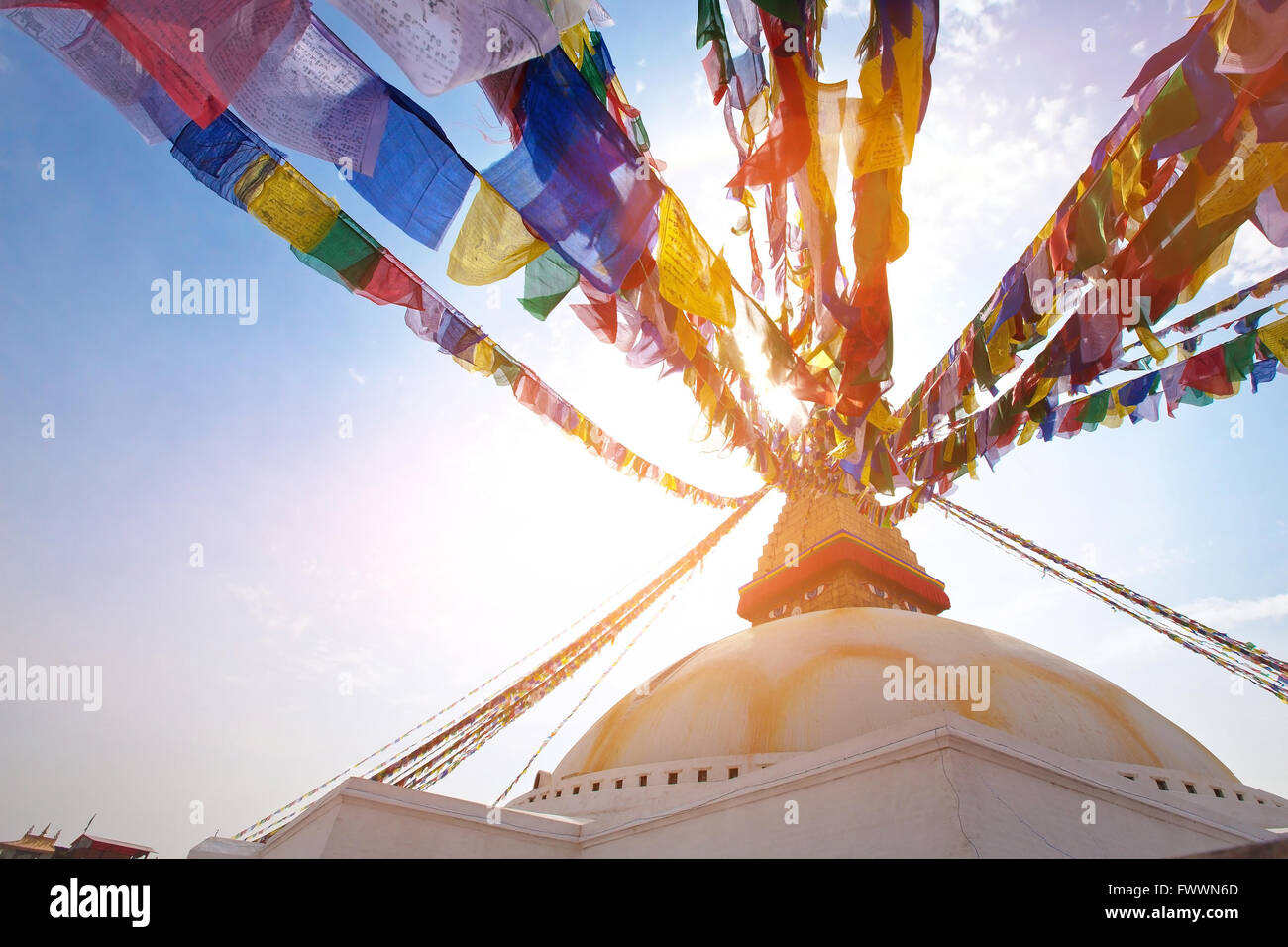 Boudhanath stupa famous buddhist hi-res stock photography and images ...