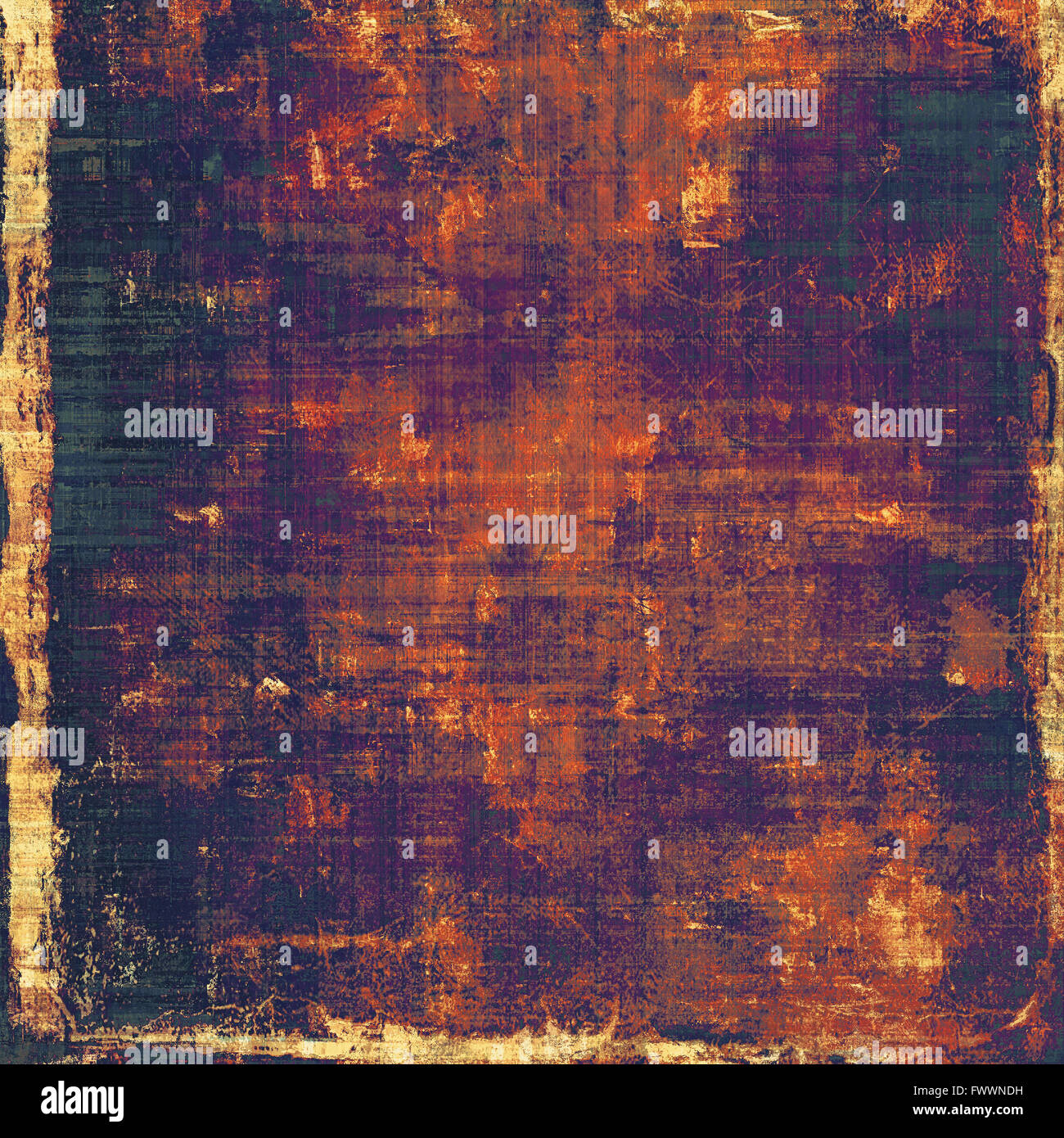 Weathered and distressed grunge background with different color ...