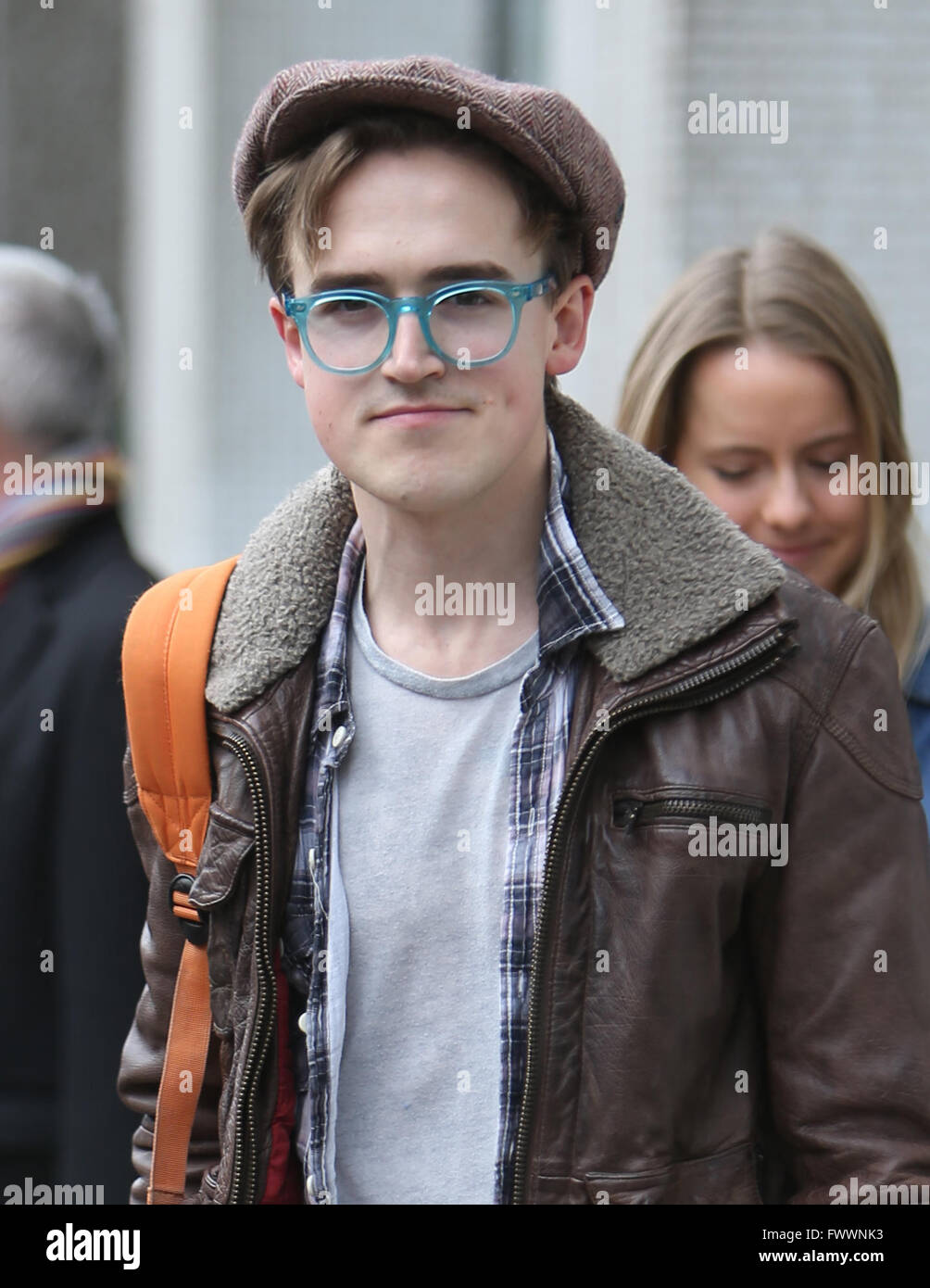Tom Fletcher outside ITV Studios Featuring: Tom Fletcher Where: London ...