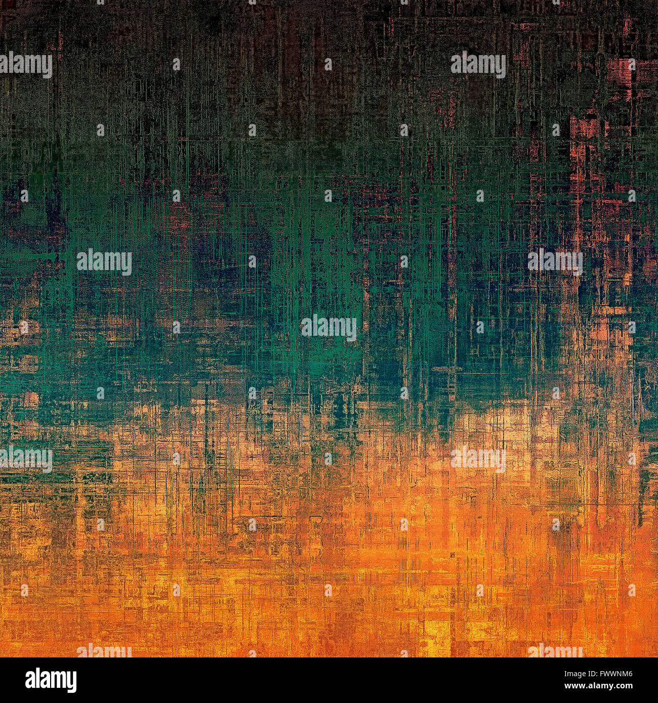 Background with grunge stains. With different color patterns: yellow ...