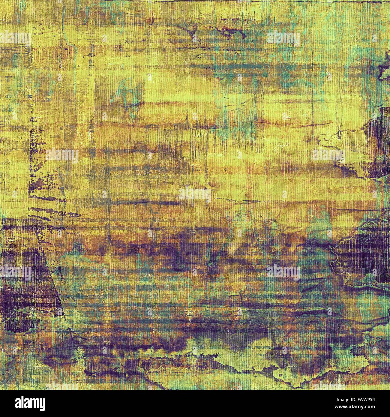 Antique vintage texture, old-fashioned weathered background. With ...