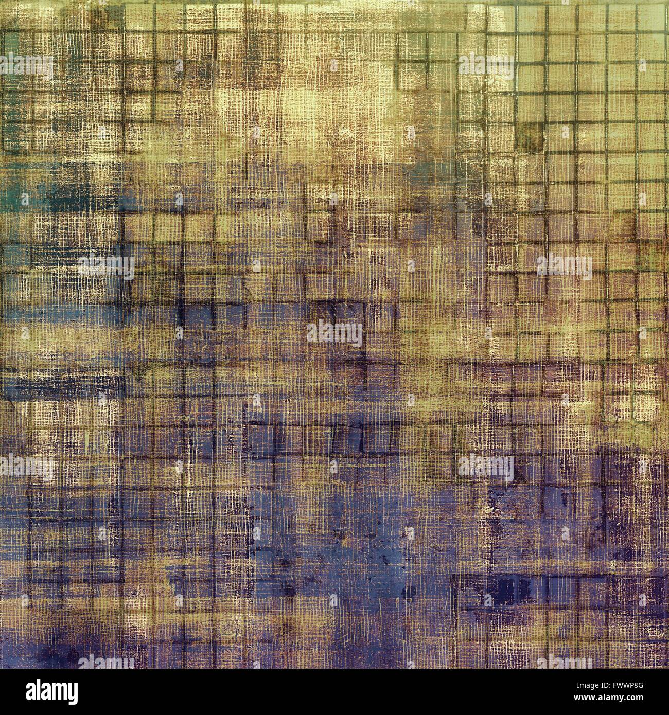 Old abstract texture with grunge stains. With different color patterns ...