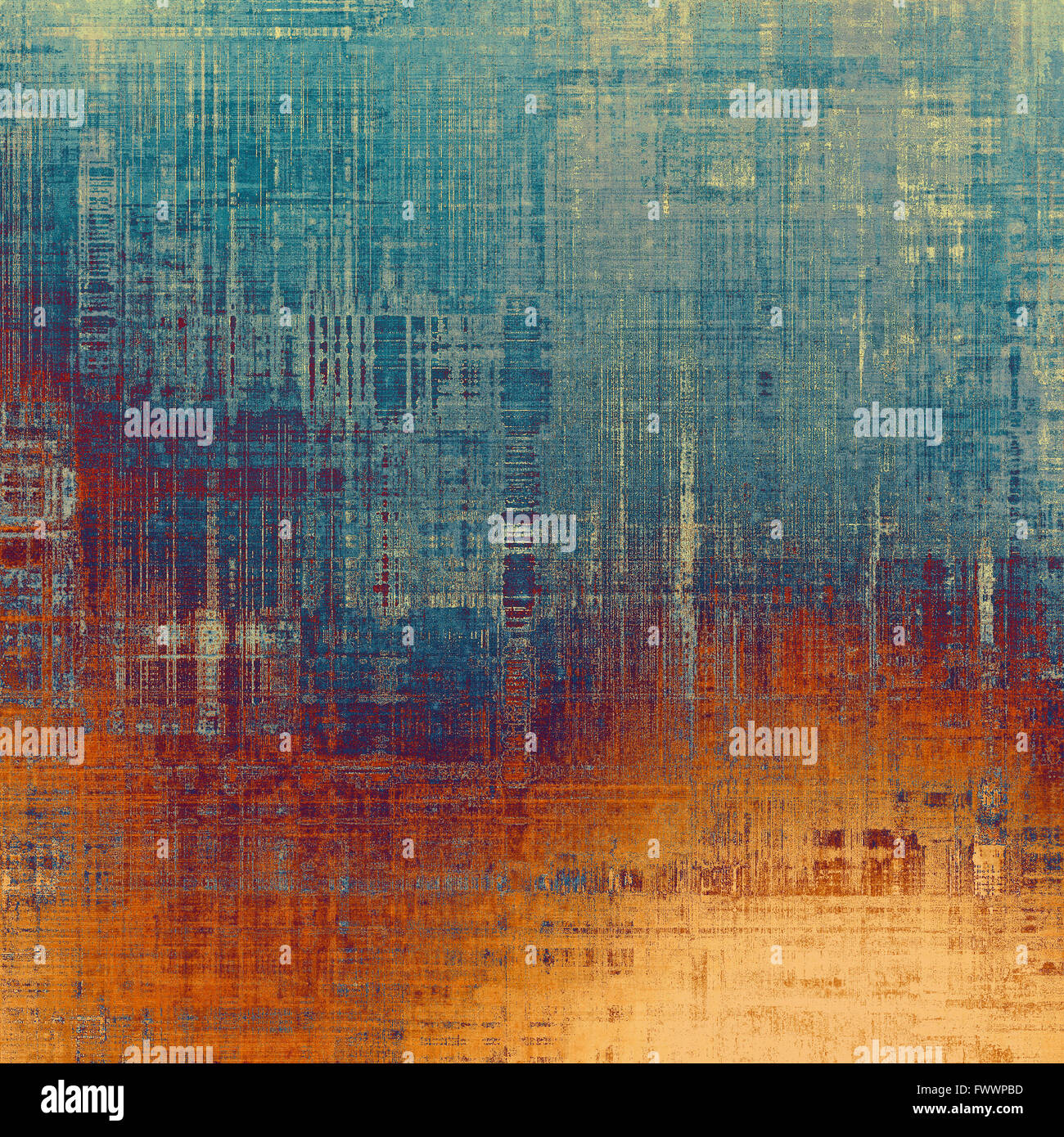 Grunge texture. With different color patterns: yellow (beige); brown ...