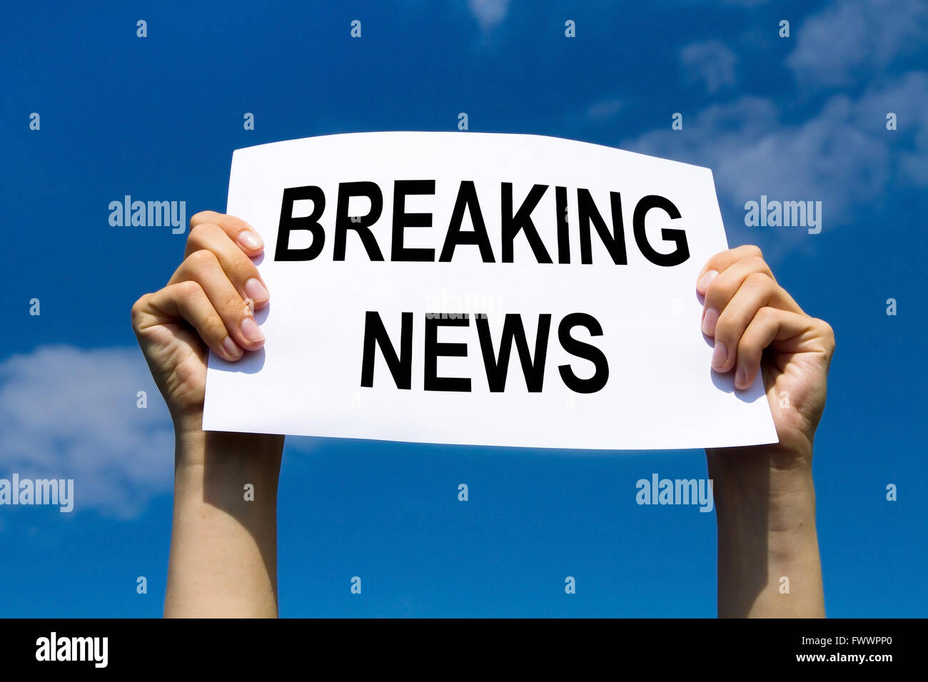 News announcement hi-res stock photography and images - Alamy